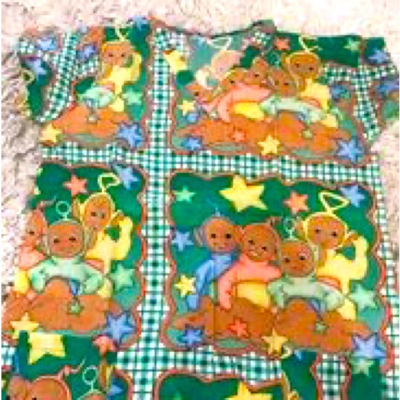 Tops | Vintage Teletubbies Large Scrub Top Rare | Poshmark